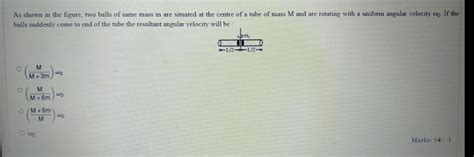 [answered] as shown in the figure two balls of same mass m are situated