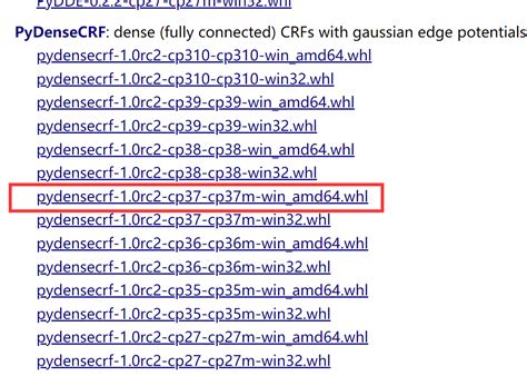 modulenotfounderror no module named ‘pydensecrf‘ modulenotfounderror