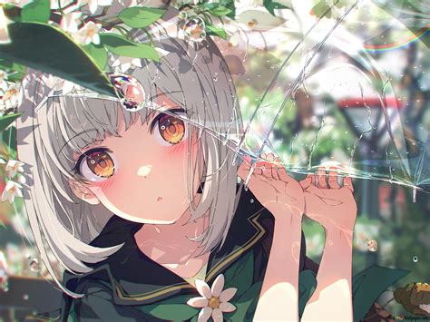 Cute Anime Girl Blushing 4k Wallpaper Download