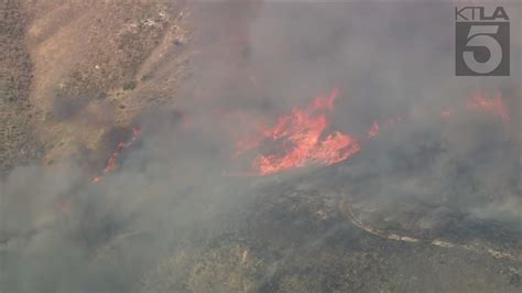 Wildfire Erupts In Riverside County