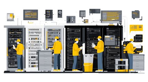 서버실의 기술자 섬기는 사람 옮기다 데이터 베이스 Png 일러스트 및 벡터 에 대한 무료 다운로드 Pngtree