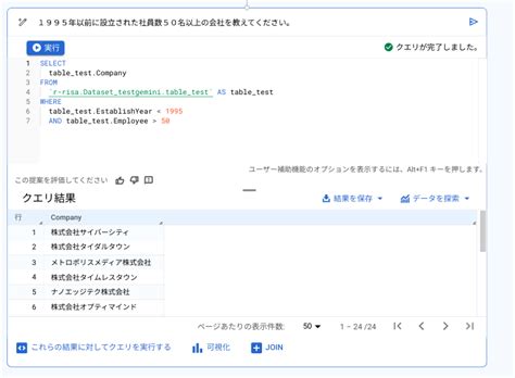 自然言語でデータ分析ができるgemini In Bigqueryデータキャンバスを試してみた G Gen Tech Blog