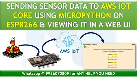 Esp8266 Micropython Aws Iot Core Web Ui Elecrowmaker Youtube