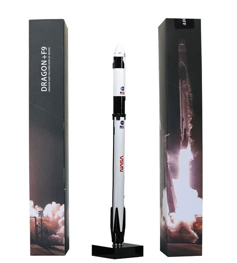 Wltk Space X Falcon 9 Dragon 1 233 Diecast Rocket Model