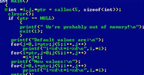 calloc function in c