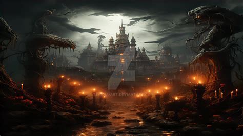 Dark Castle By Teksha Art On Deviantart