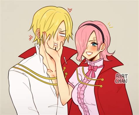 Sanji And Vinsmoke Reiju One Piece Drawn By Ayat Chan Danbooru