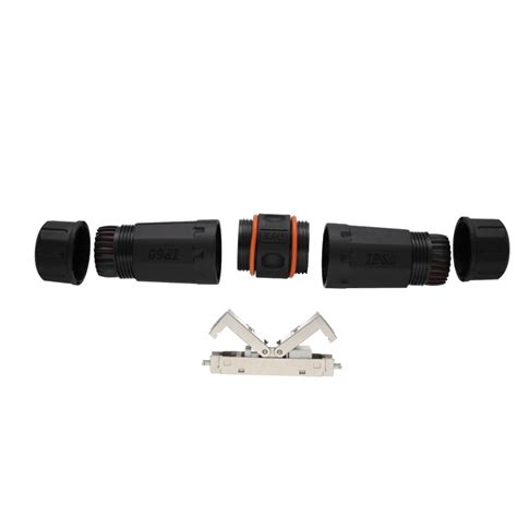Ip68 Waterproof Rj45 Cat6a Connector With Idc Coupler
