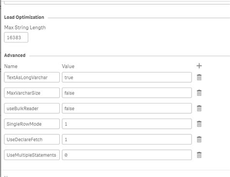 Solved Advanced Properties For Postgresql Connector In Ql Qlik