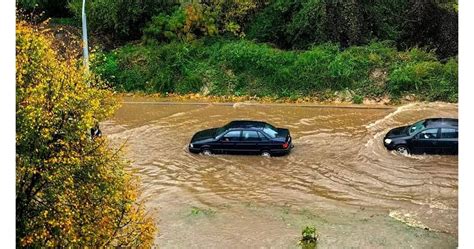 Перник под вода след проливния дъжд Видео и Снимки