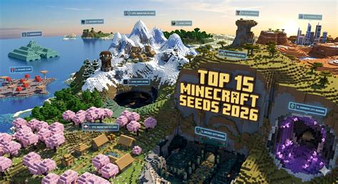 Top 15 Minecraft Seeds 2026