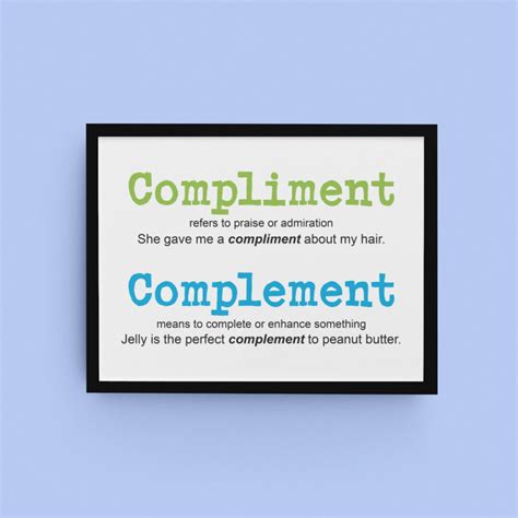 Compliment Complement Grammar Poster Printable Digital Download Commonly Confused Words Etsy Compliment Complement Grammar Poster Printable Digital Download Commonly Confused Words Etsy