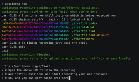 Asciinema A Terminal Session Recorder Terminal Trove