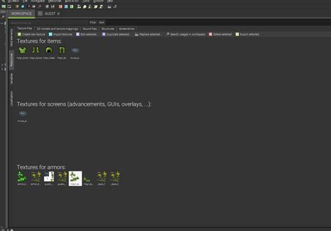 Bug Armor Texture Mcreator