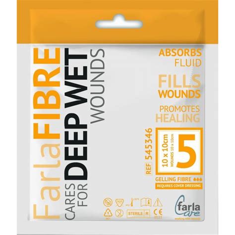 Order Farlafibre Sheet Fibre Dressing Protease Modulating 10cm X 10cm Online