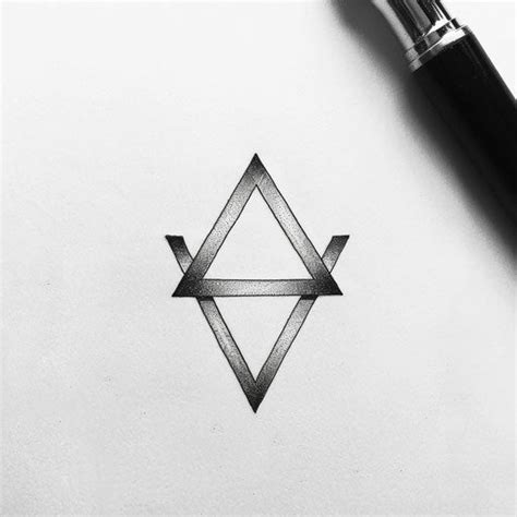Intricate Triangle Tattoo Sketches Imagella
