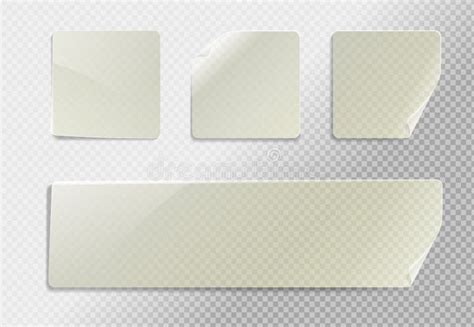 Clear Adherent Tag Template Stock Illustrations 47 Clear Adherent Tag