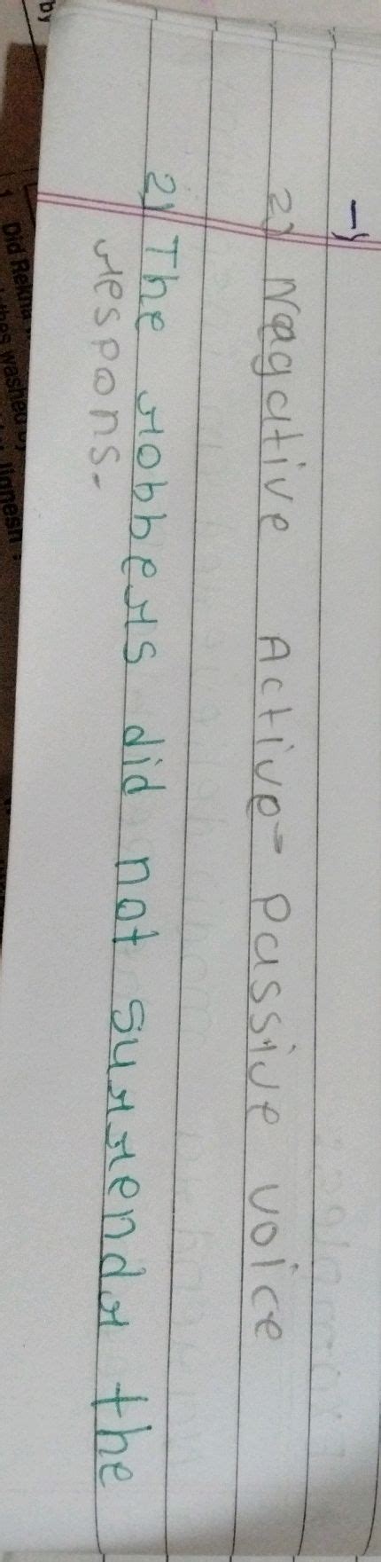 2 Negative Active Passive Voice 2 The Studyx