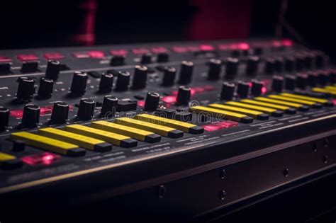 Synth Music Analog Buttons Generate Ai Stock Illustration Illustration Of Analog Melody