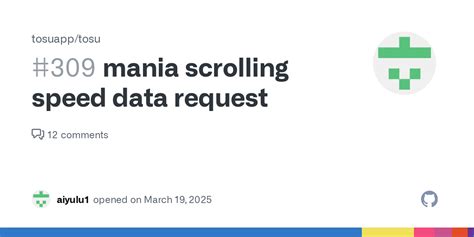 mania scrolling speed data request · issue 309 · tosuapp tosu · github