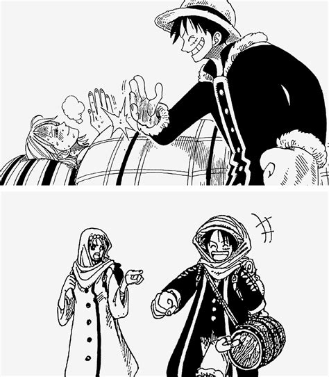 One Piece Luffy And Nami Manga