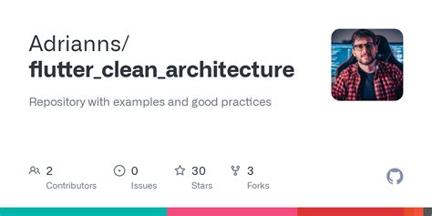 Github Adrianns Flutter Clean Architecture Repository With Examples And Good Practices