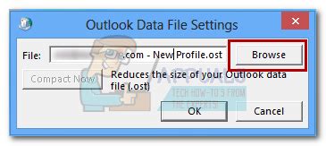 How To Move An Outlook Offline Data File OST In And