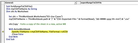 Export Worksheet To File Vba Rvba