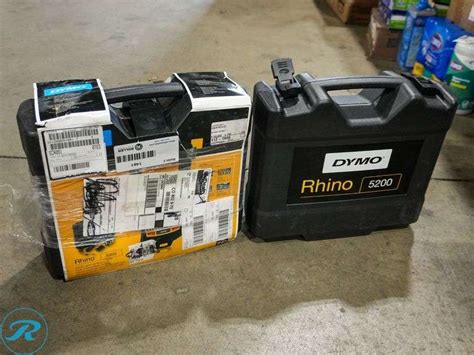 2 Dymo Rhino 5200 Label Maker Roller Auctions