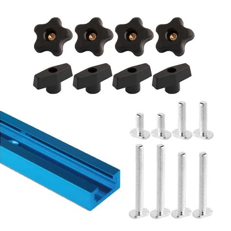 Reviews For Powertec Universal T Track Kit With 48 In T Track And Hardware Kit For Woodworking