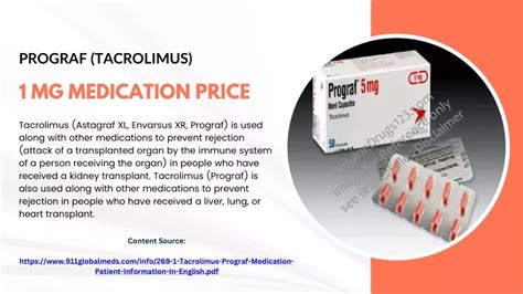Ppt Prograf Tacrolimus 1 Mg Medication Price Powerpoint Presentation Id 13231622
