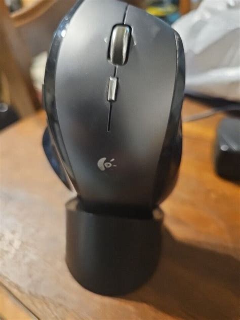 Used Logitech Mx Revolution M Rbq Ergonomic Wireless Laser Mouse Charger No Usb Ubb Threads