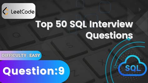 Rising Temperature Problem 9 Top 50 Leetcode Sql Interview