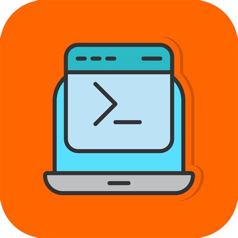 Command Line Vector Icon Design 20668651 Vector Art At Vecteezy