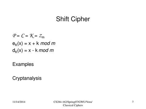 Ppt Classical Ciphers Powerpoint Presentation Free Download Id6614352