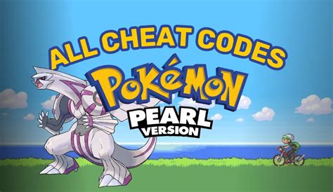 All Cheat Codes Pokemon Pearl