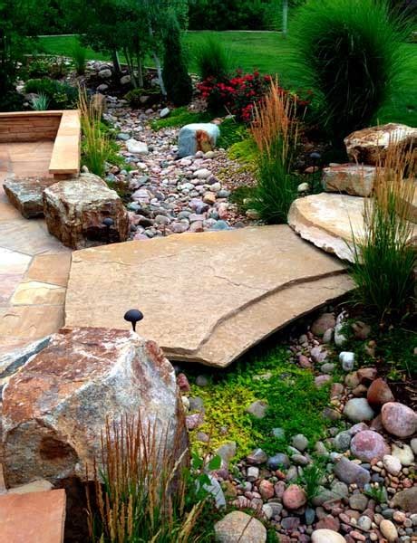Dry Stream Bed Landscaping With Bridge 2 Hundred Bridge Over Dry