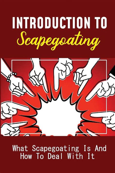 Introduction To Scapegoating What Scapegoating Is And How To Deal With