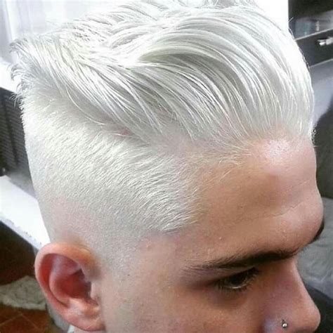 Pin By Jaco Jakes On Hair Style White Hair Men Trendy Hair Color