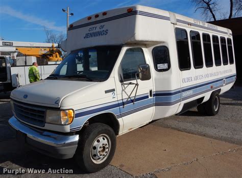 1996 Ford Econoline E450 Super Duty Shuttle Bus In Jennings Mo Item