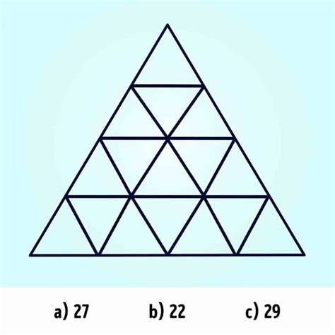 Testez Votre Qi Arriverez Vous à Trouver Le Nombre Exact De Triangles
