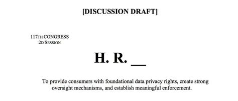 美国联邦层面数据隐私法草案面世，它会取代州隐私法吗？消费者美国众议院保护法