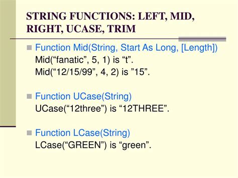 Ppt Built In Functions Powerpoint Presentation Free Download Id