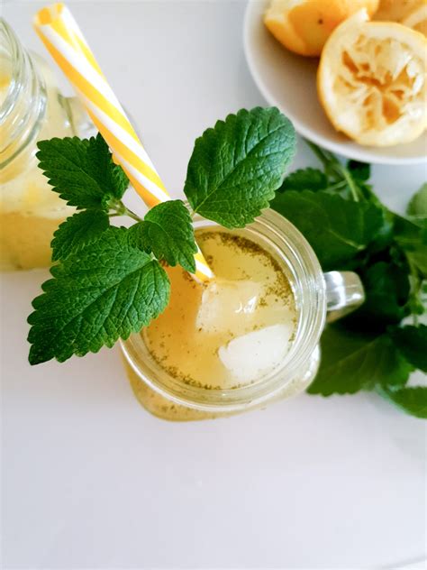 Homemade Zitronenmelissen Limonade Food And Cake