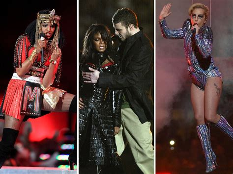 8 Seriously Wild Super Bowl Halftime Moments From Nipplegate To Lady