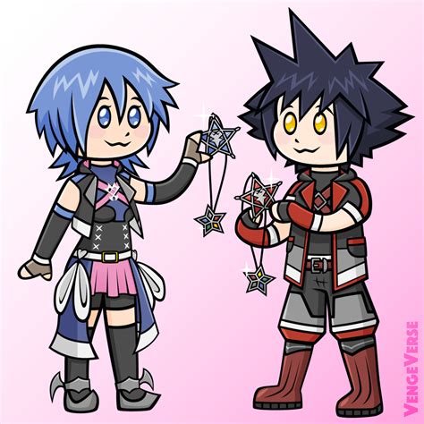 Kingdom Hearts Aqua And Vanitas