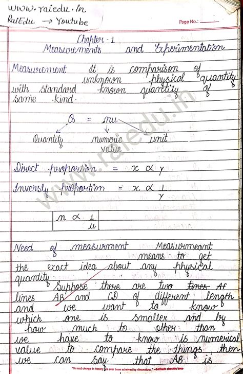 Fundamental And Derived Quantities