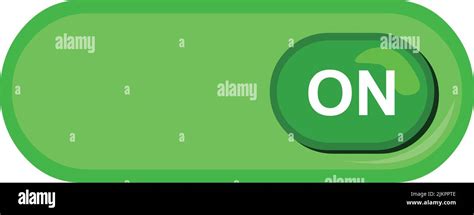 Vector Illustration Of A Power On Button Stock Vector Image And Art Alamy