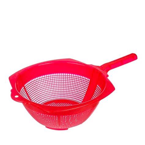 Colored Plastic Strainer With Handle