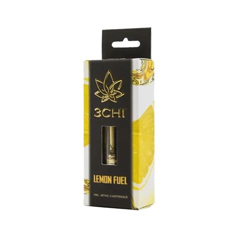 3chi Lemon Fuel Sativa Hybrid Delta 8 Thc Vape Cartridge 1g Nurse